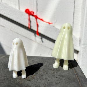 Cute Ghost Standing With Legs 3D Printed Model Arrives Before Halloween ...