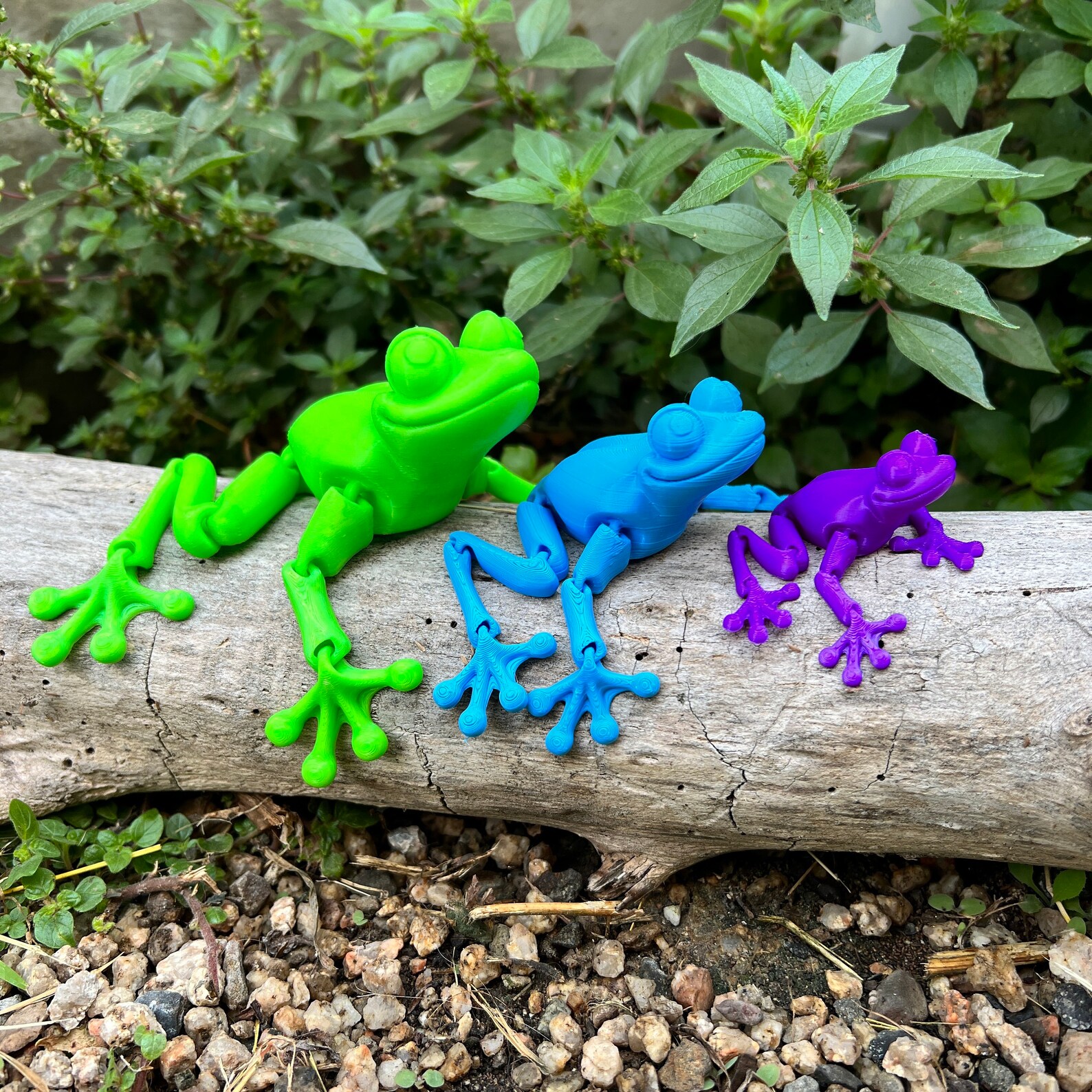 Happy Frog 3D Printed Articulated Moveable Toy Decorative - Etsy