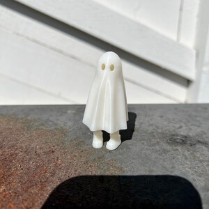 Cute Ghost Standing With Legs 3D Printed Model Arrives Before Halloween ...