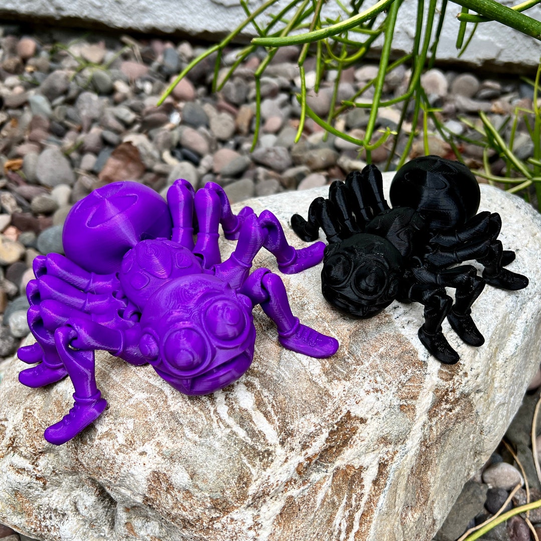 Crazy Spider Articulated Flexi Fidget Toy Cute Arachnid Reptile Desk ...