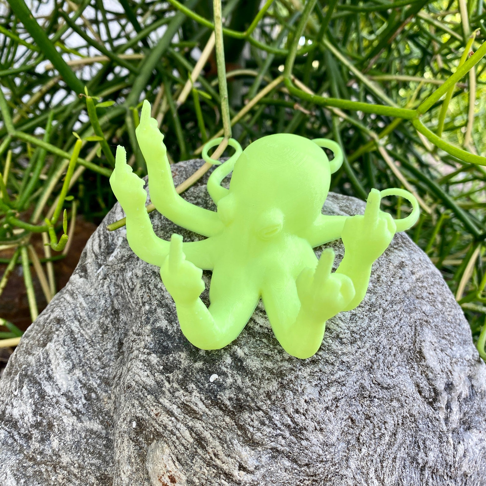 Angry Octopus Fucktopus Middle Finger Dickasaurus Rex Bachelorette ...