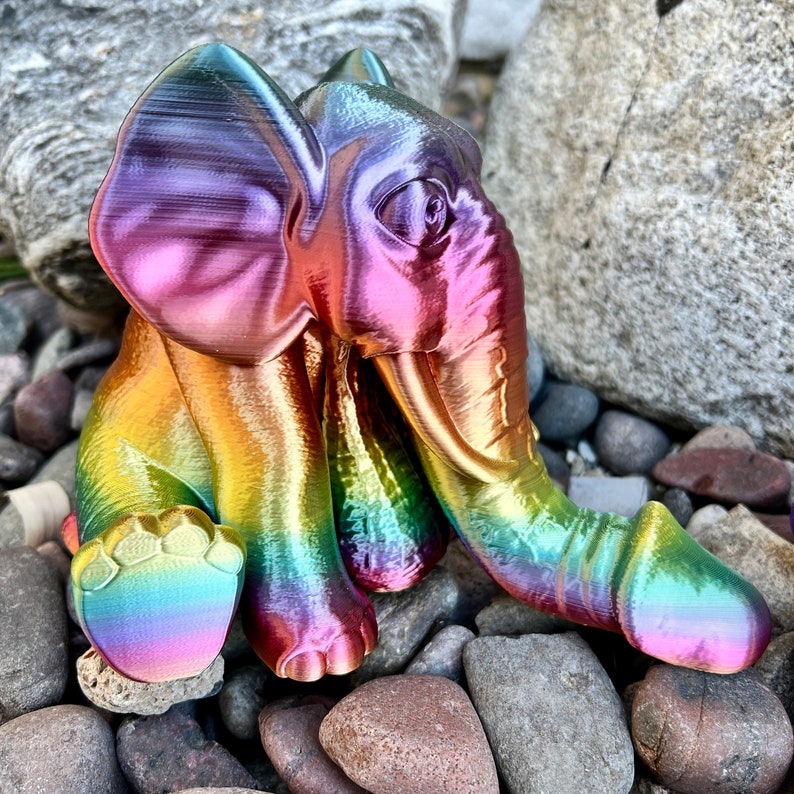 Angry Inch Dick Elephant 3D Printed Adult Dick Unicorn Penis Cock Dino ...