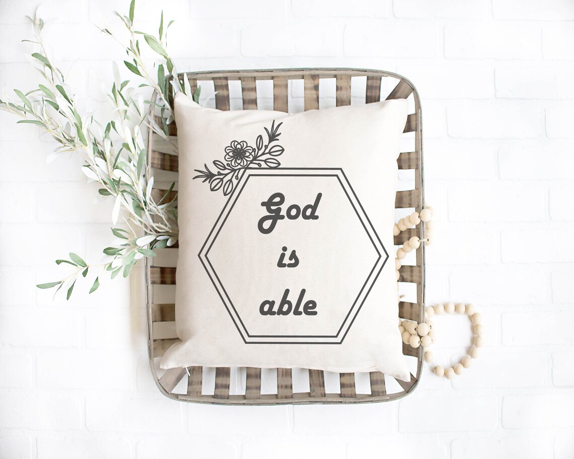 God is Able Modern Svg Png Dxf Jpeg Eps Cricut Ready to Cut Graphic ...