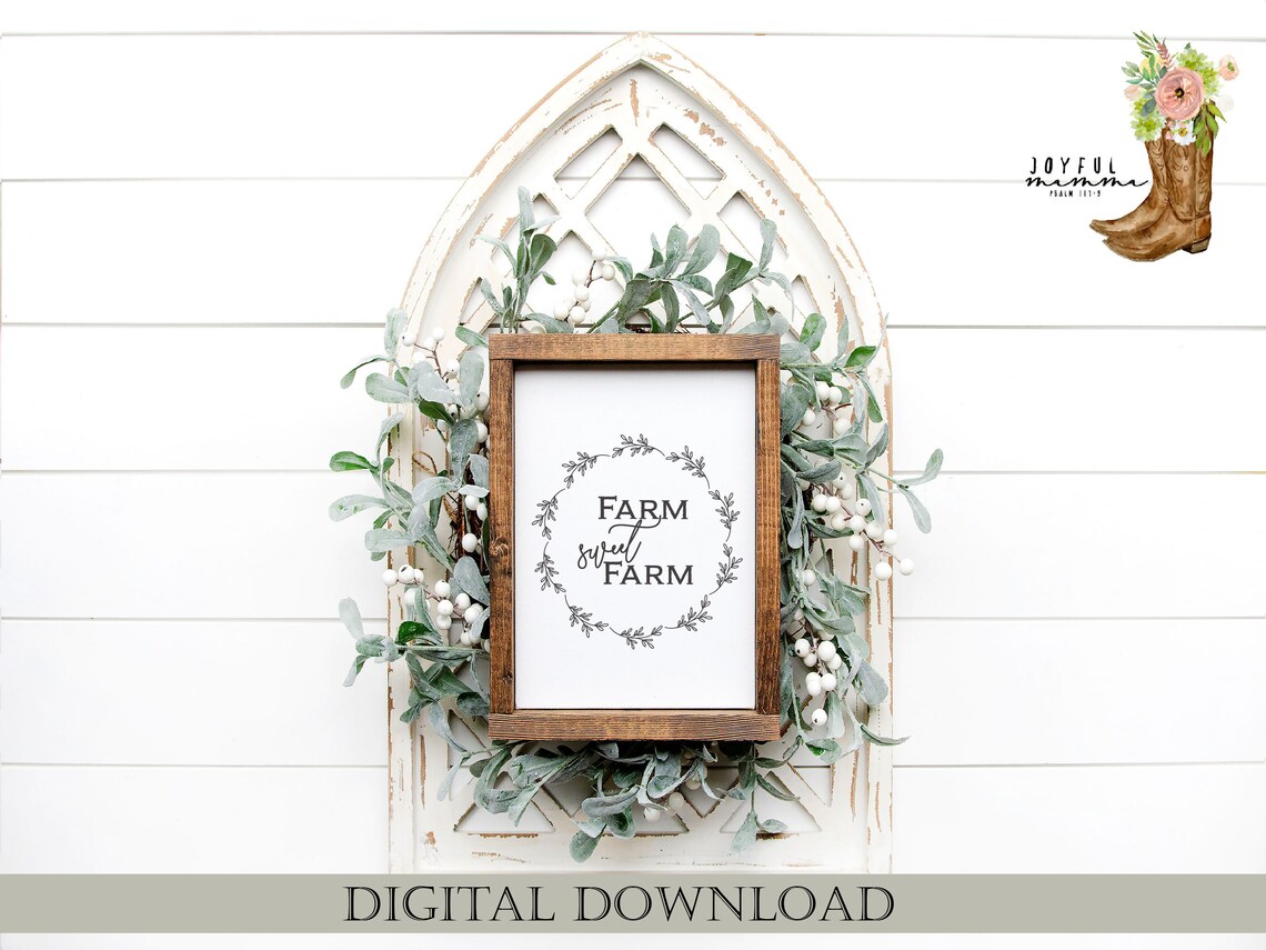Farm Sweet Farm Svg. Farm Svg. Farmhouse Svg. Farm Sign. - Etsy