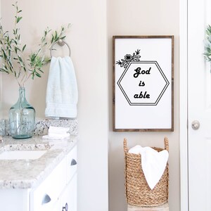 God is Able Modern Svg Png Dxf Jpeg Eps Cricut Ready to Cut Graphic ...