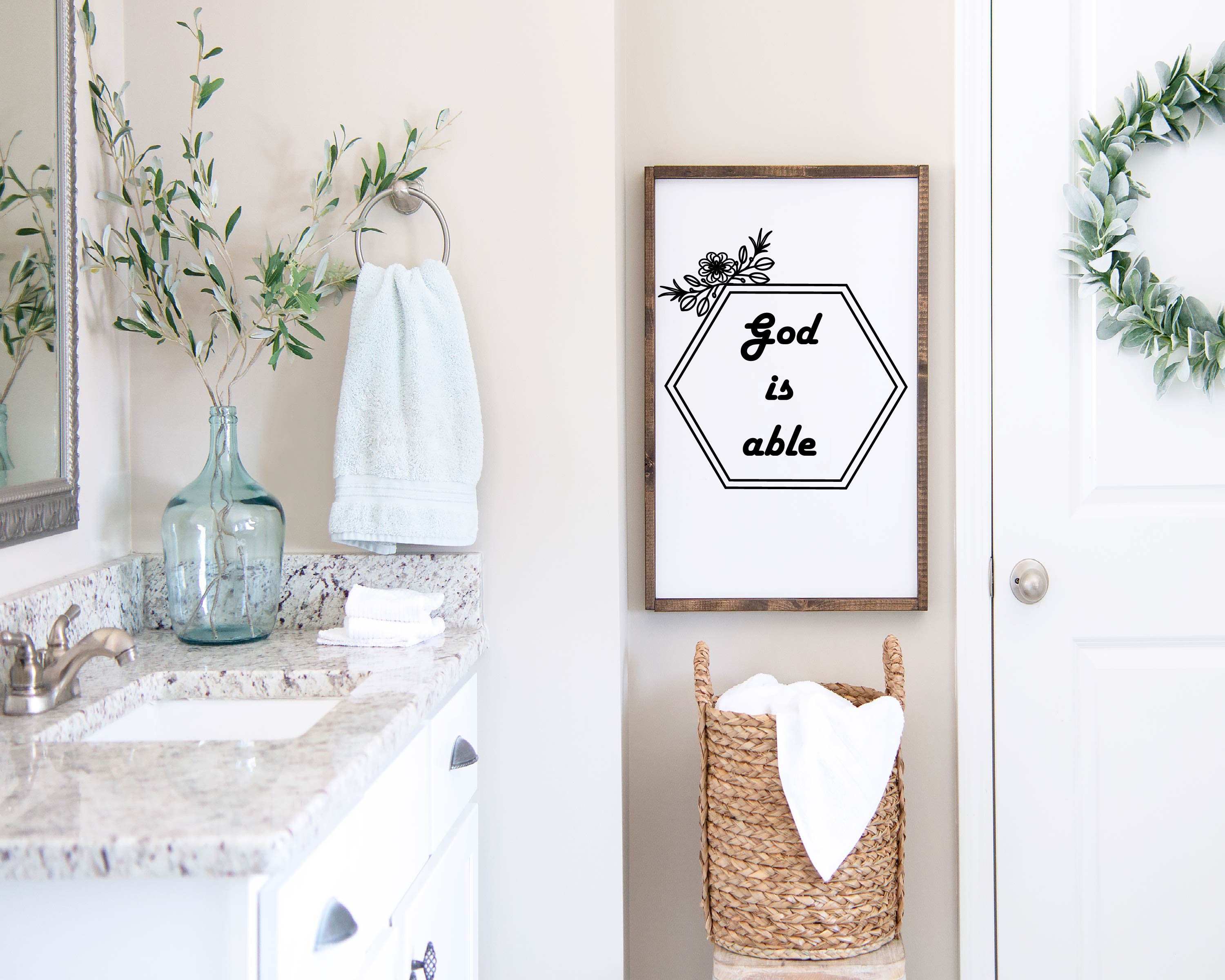 God is Able Modern Svg Png Dxf Jpeg Eps Cricut Ready to Cut Graphic ...