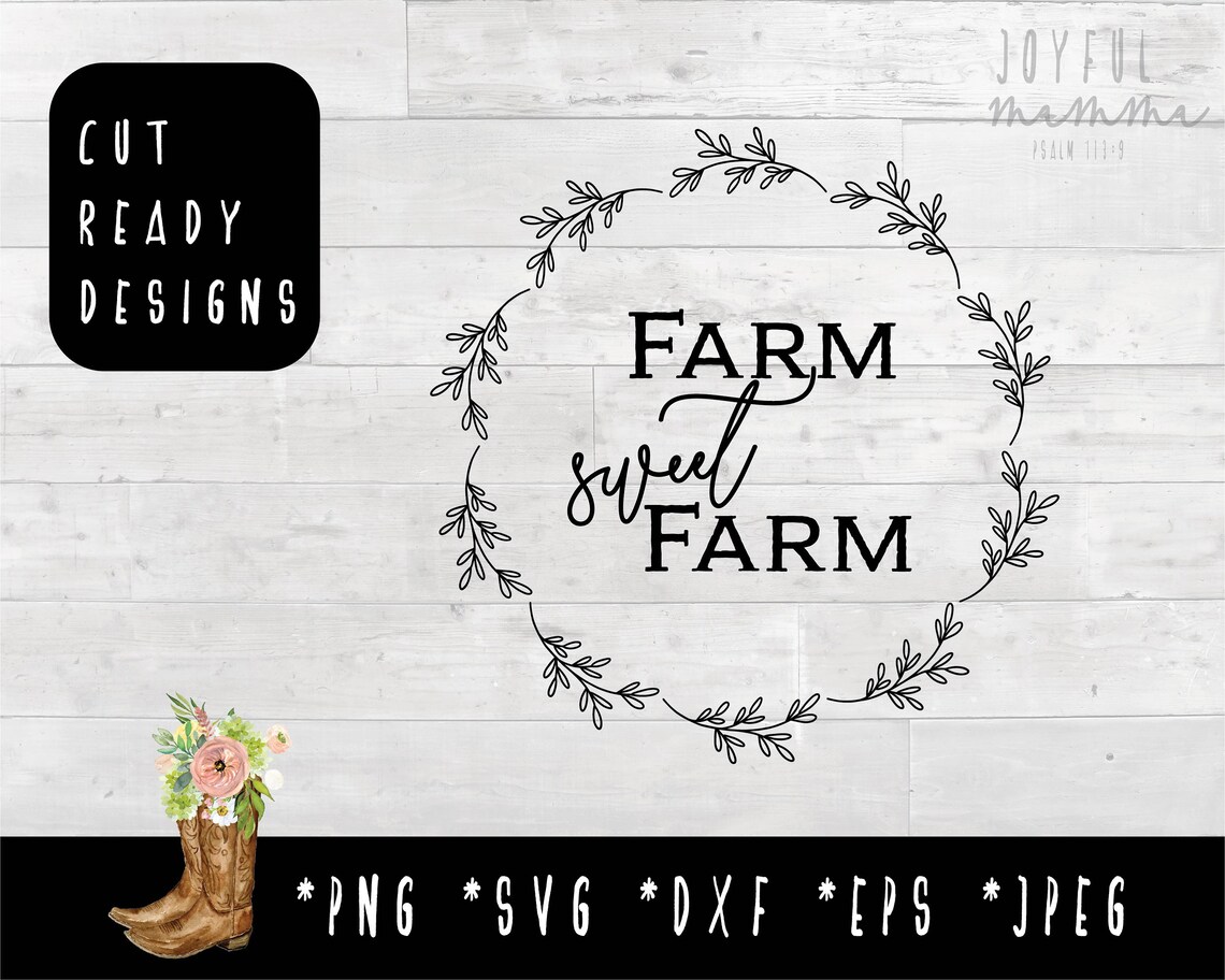 Farm Sweet Farm Svg. Farm Svg. Farmhouse Svg. Farm Sign. - Etsy