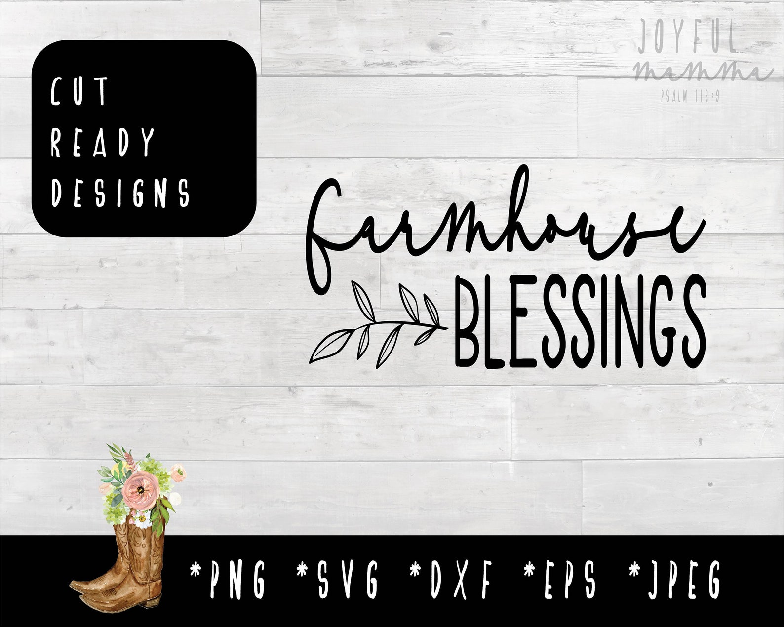 Farmhouse Blessings Svg Cut File Cricut Farmhouse Svg | Etsy