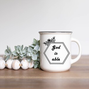 God is Able Modern Svg Png Dxf Jpeg Eps Cricut Ready to Cut | Etsy