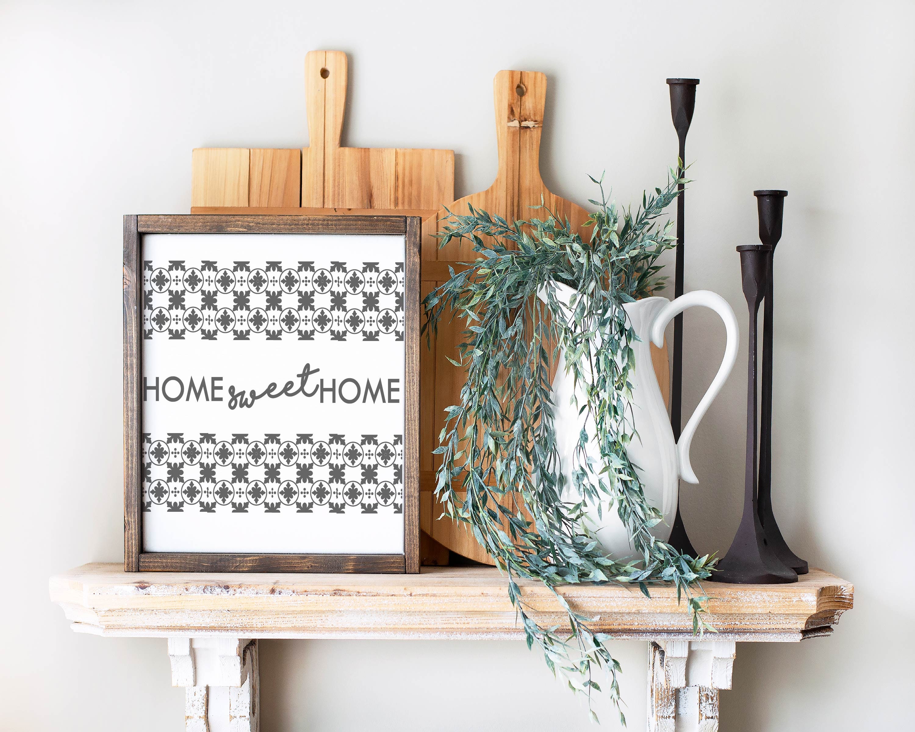 Modern Farmhouse Home Sweet Home Svg Modern Farmhouse Svg Home - Etsy