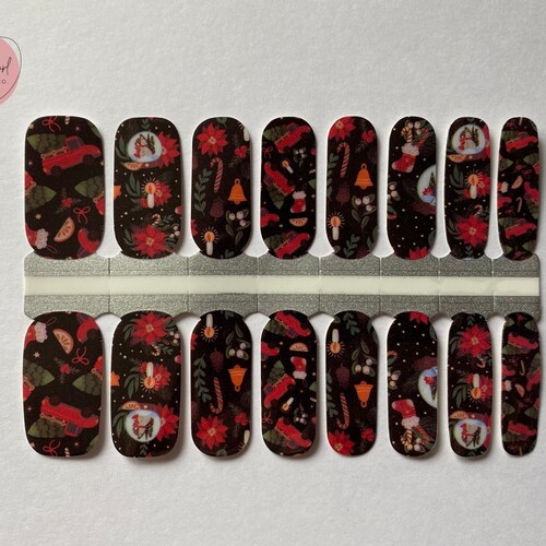 White Abstract Nail Wraps Nail Polish Sticker Nail Strips - Etsy