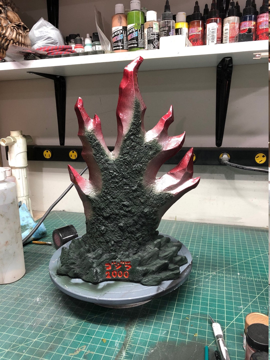Godzilla 2000 Resin Spine Prop Display Piece - Etsy