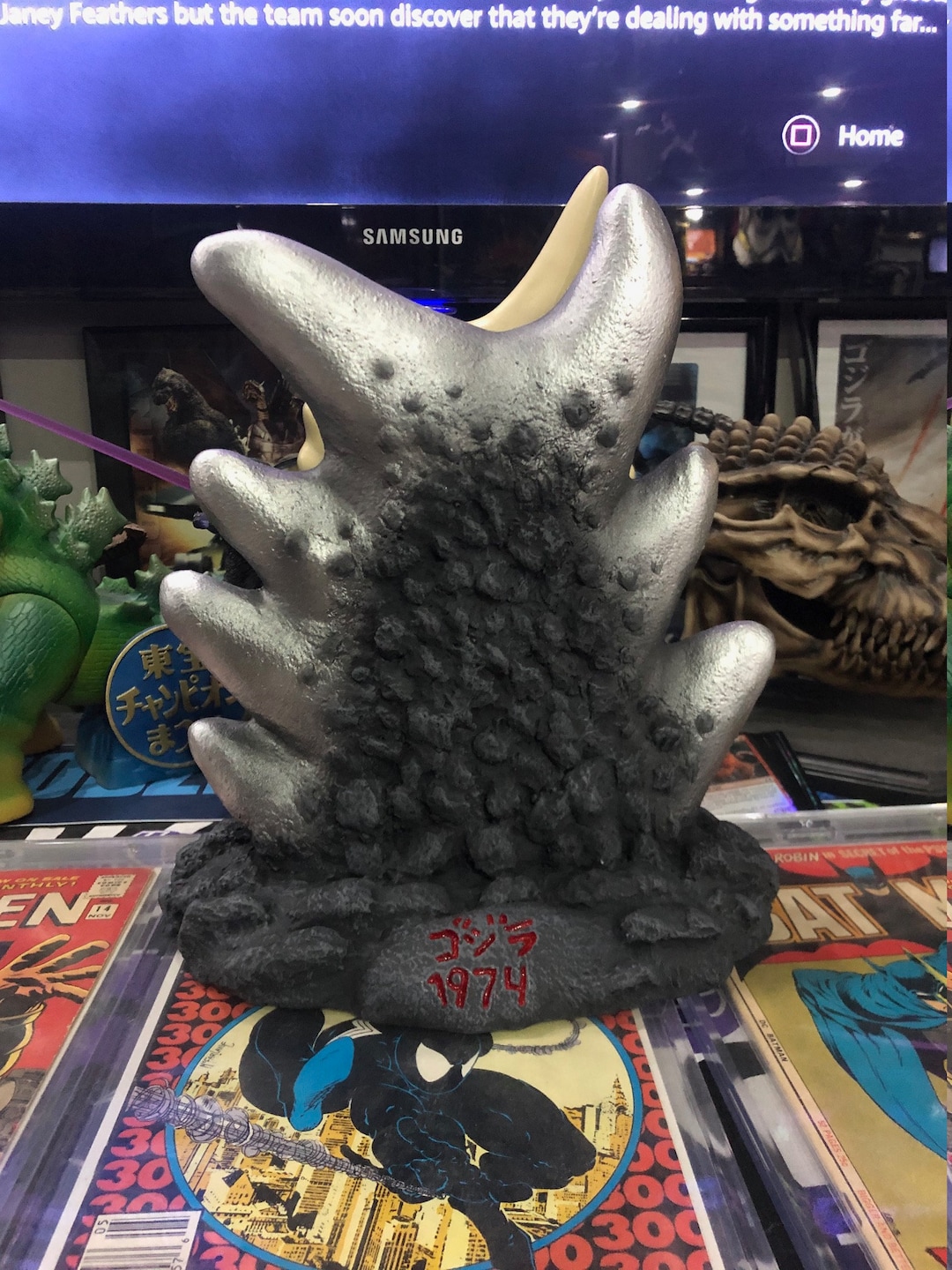 Godzilla 1974 Resin Spine Prop Display Piece - Etsy