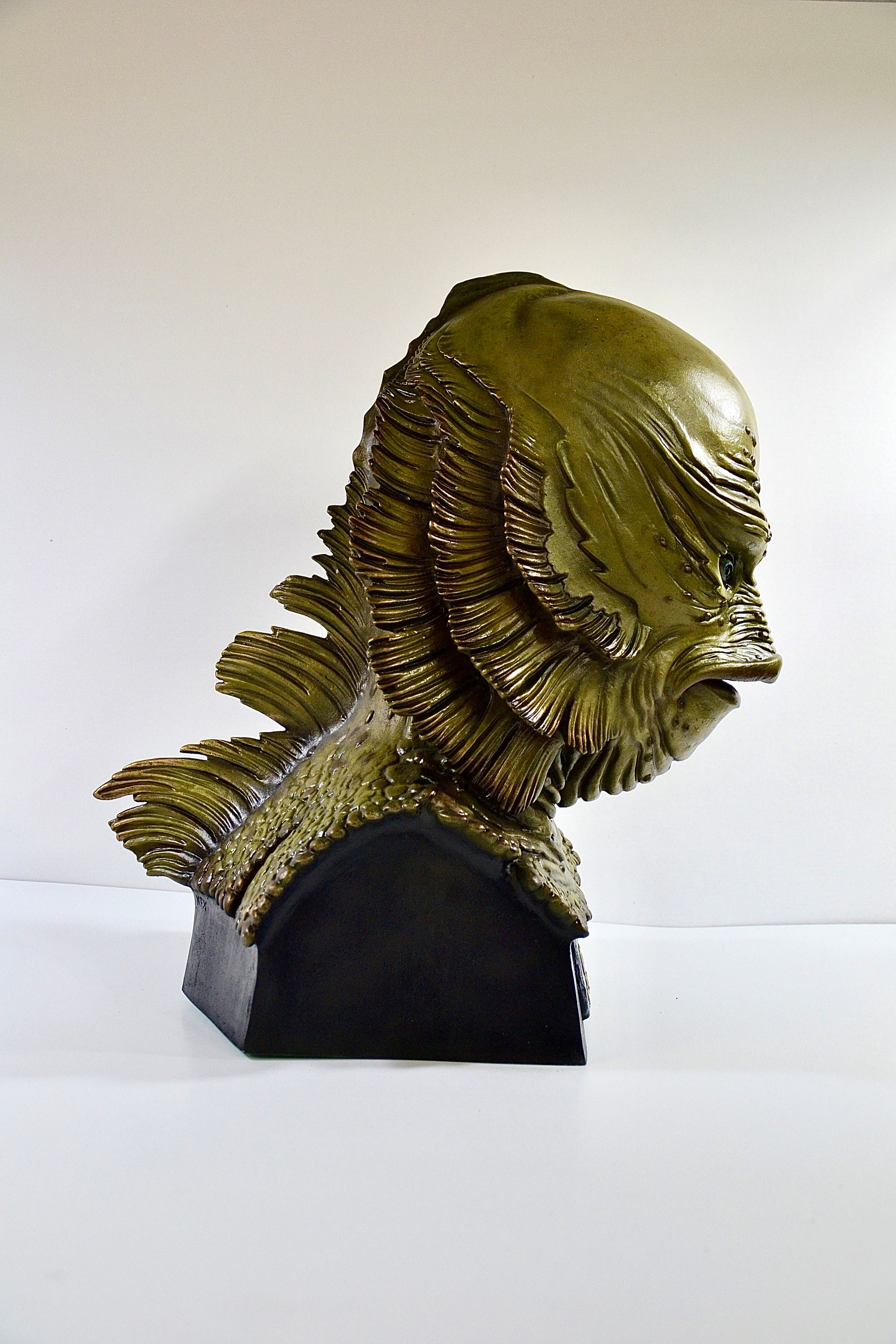 Painted Creature From the Black Lagoon Original Land Head Bust - Etsy