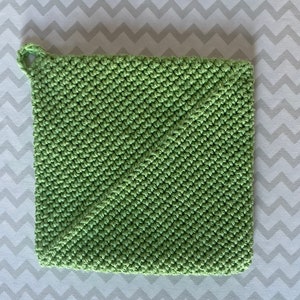 Crochet Double Layer Spring Potholders, Crochet Durable Cotton Double ...