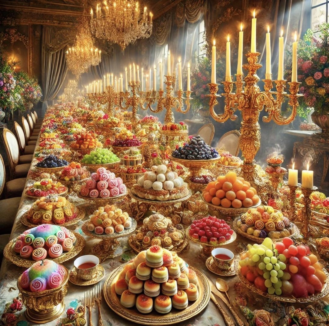 Majestic Astral Feast for 50-100 Spirit Companions, Large-scale ...