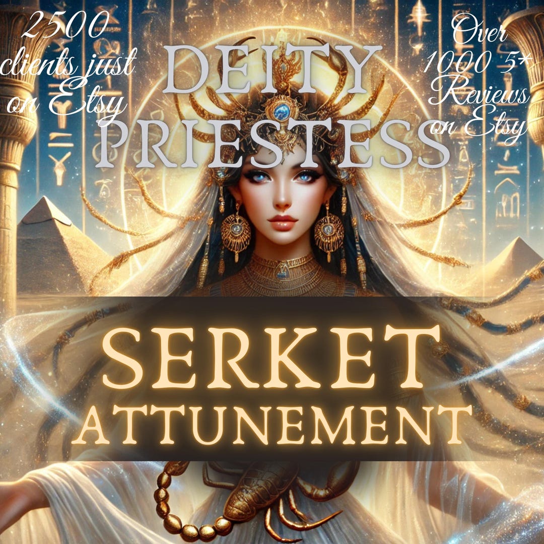 Scorpio Goddess Serket of Protection Attunement Binding and Conjuring ...