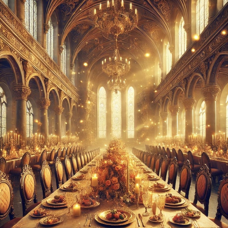 Majestic Astral Feast for 50-100 Spirit Companions, Large-scale ...