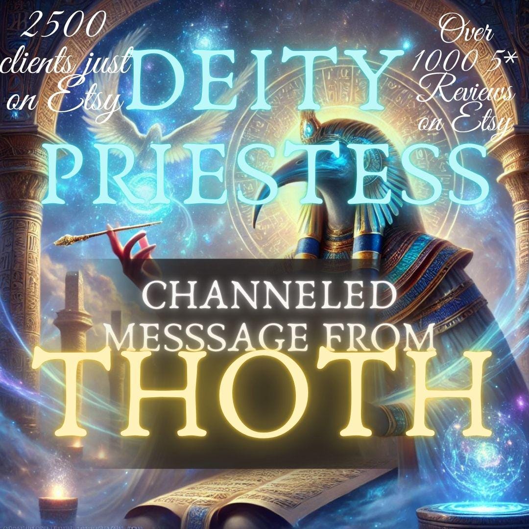 Channeled Message From God Thoth Wisdom Message From Thoth - 5 Sentence ...