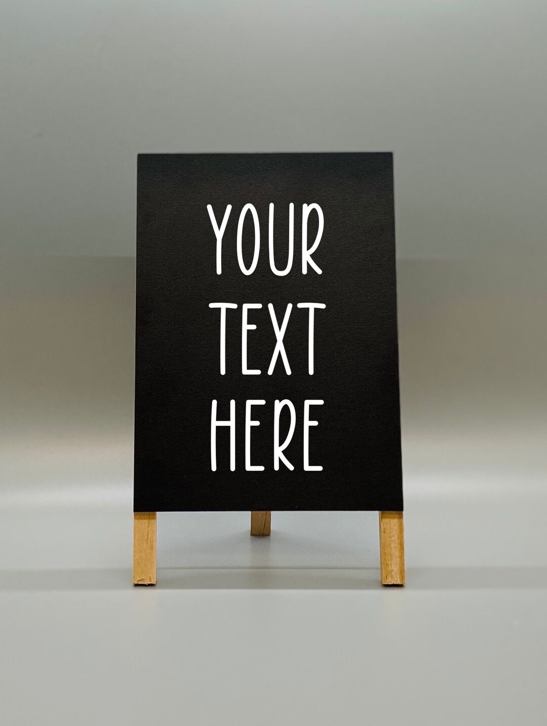 Small Personal Chalkboard Sign With Easel, Mini Chalkboard Sign, Small ...