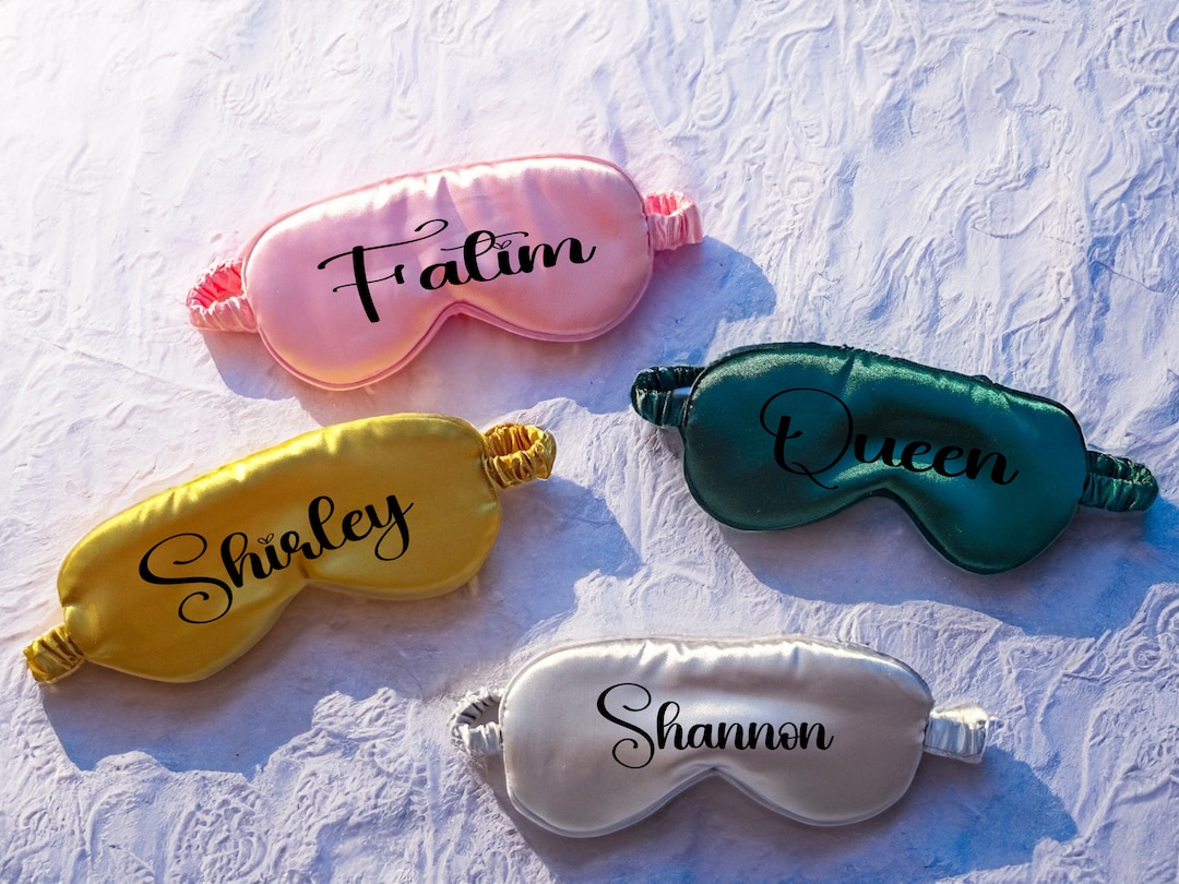 Personalized Sleep Mask， Custom Eye Mask Bridesmaid Proposal Bridesmaid ...