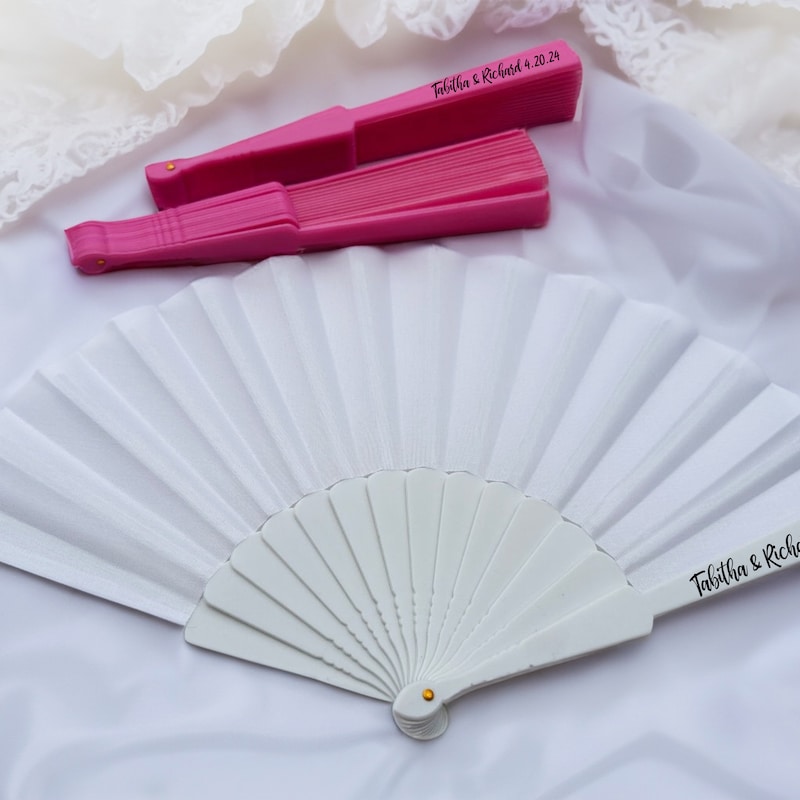 Personalized Hand Fans - Etsy