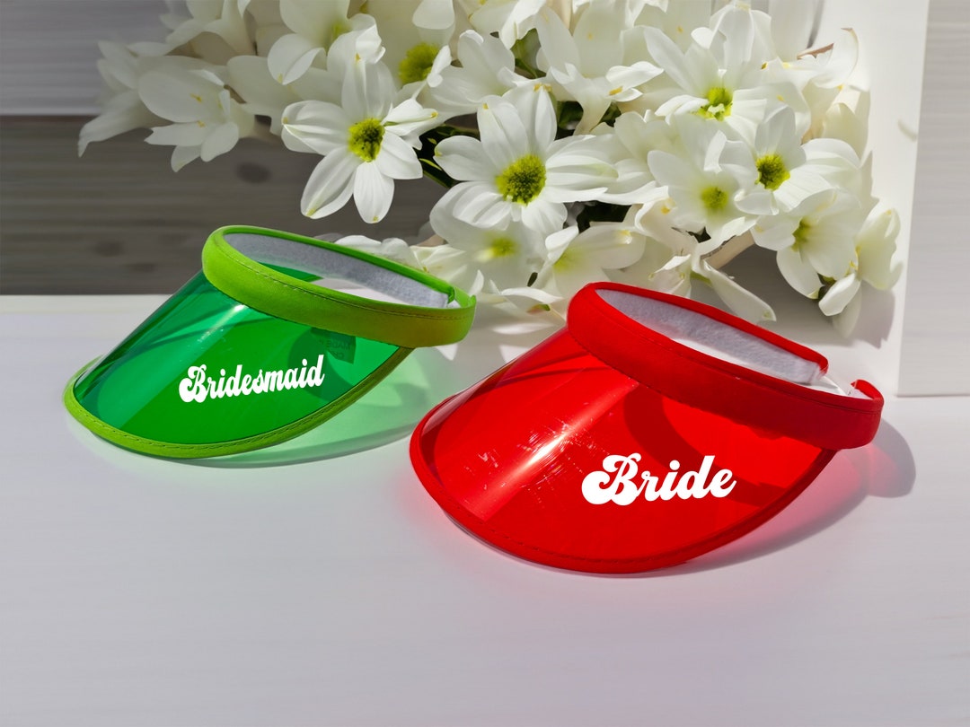 Bachelorette Visors, Bride Visor ,bachelorette Party ,sun Visors, Retro ...