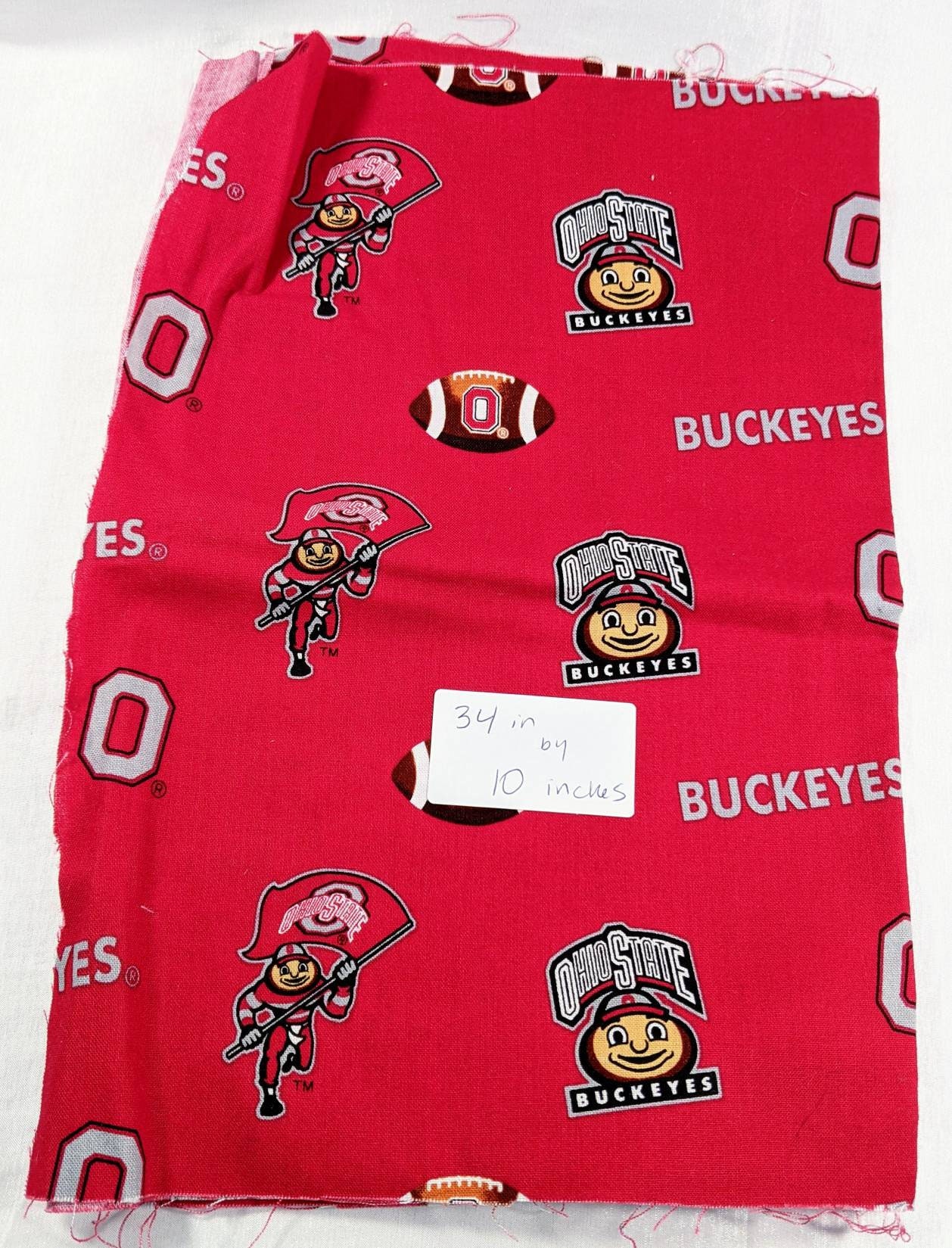 Ohio State University Buckeyes Sports Fabric - Etsy