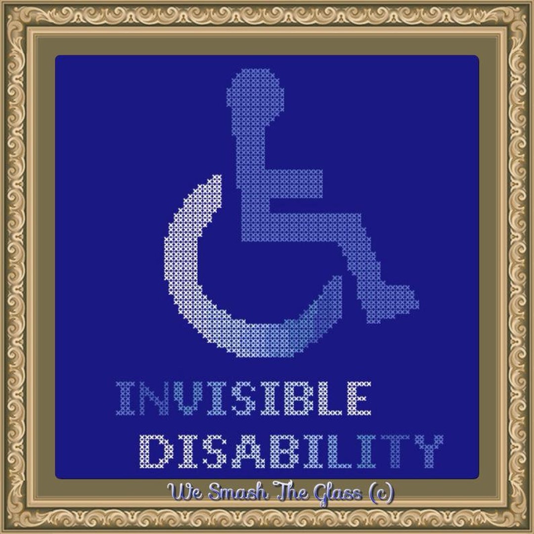Invisible Disability Symbol Cross Stitch Pattern - PATTERN ONLY - Etsy