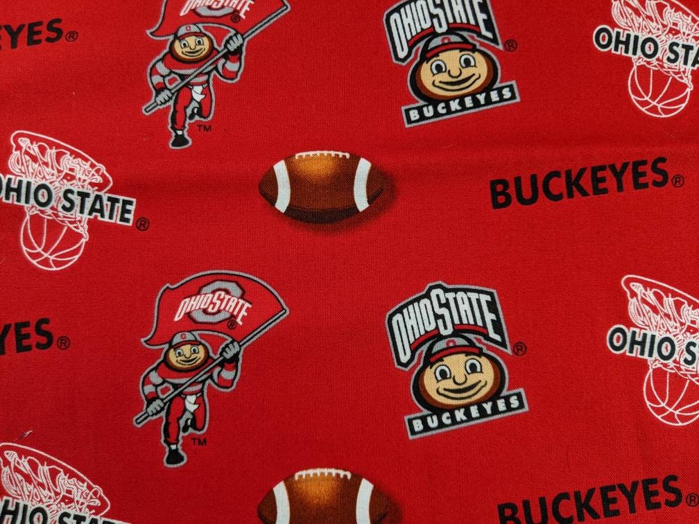 Ohio State University Buckeyes Sports Fabric - Etsy
