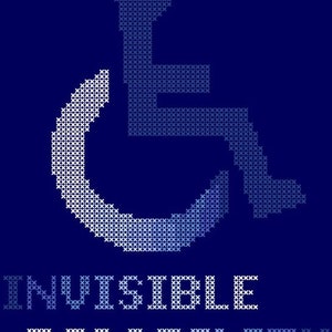 Invisible Disability Symbol Cross Stitch Pattern - PATTERN ONLY - Etsy
