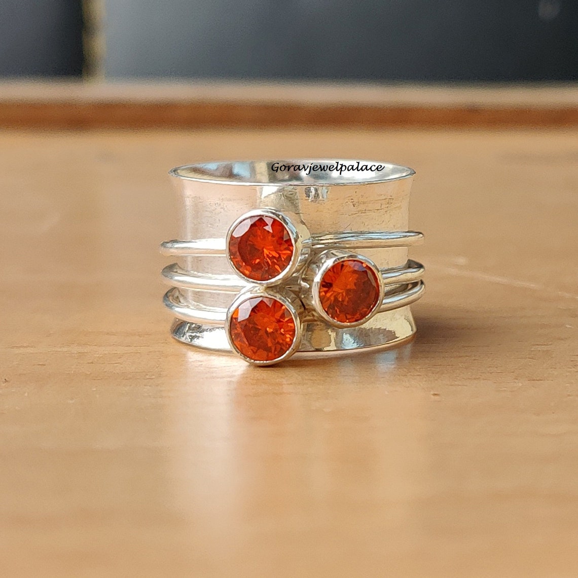 Granat Ring 925 Sterling Silber Ring Handgemachter Ring - Etsy.de