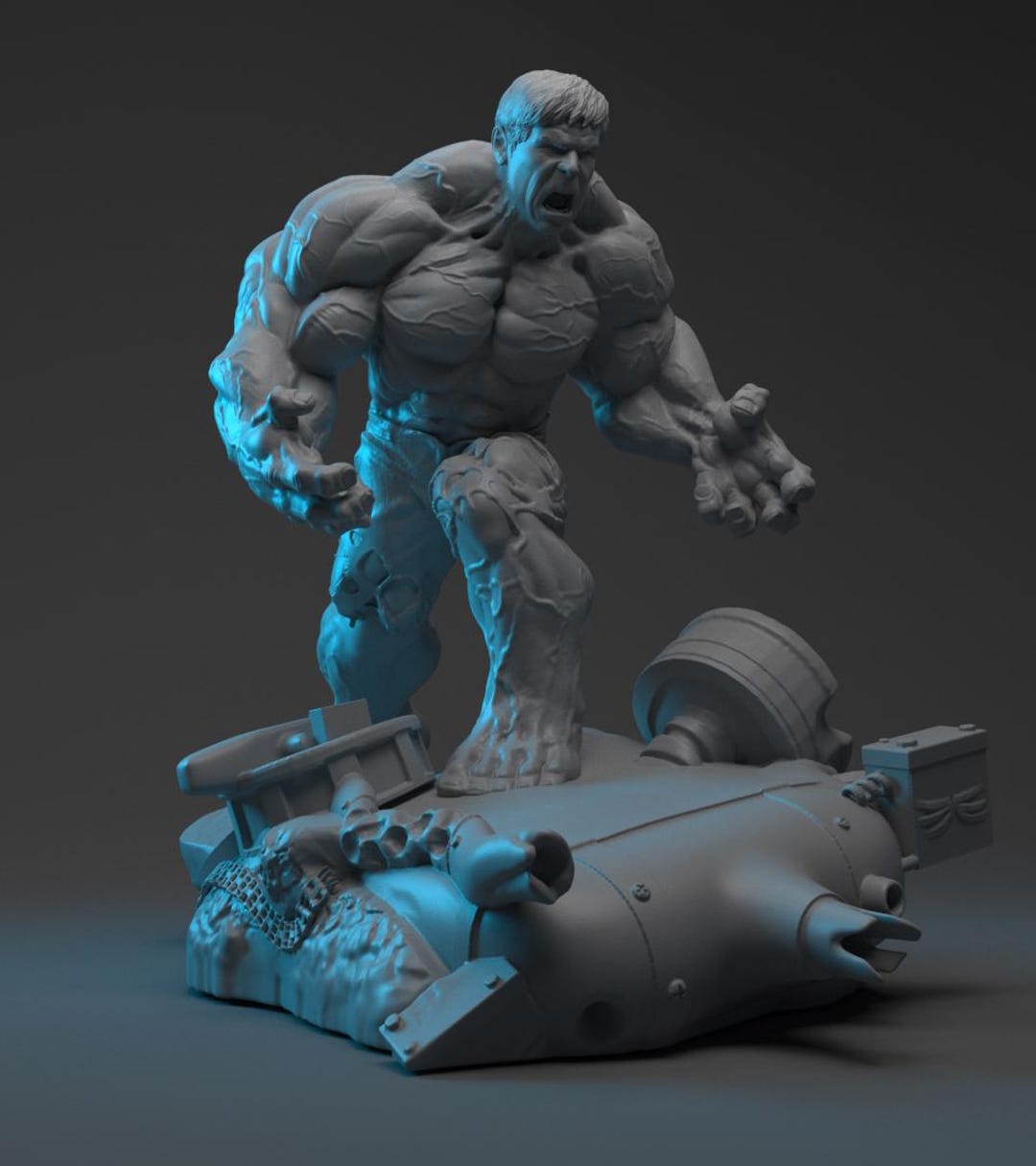 Red Hulk - STL File - Etsy
