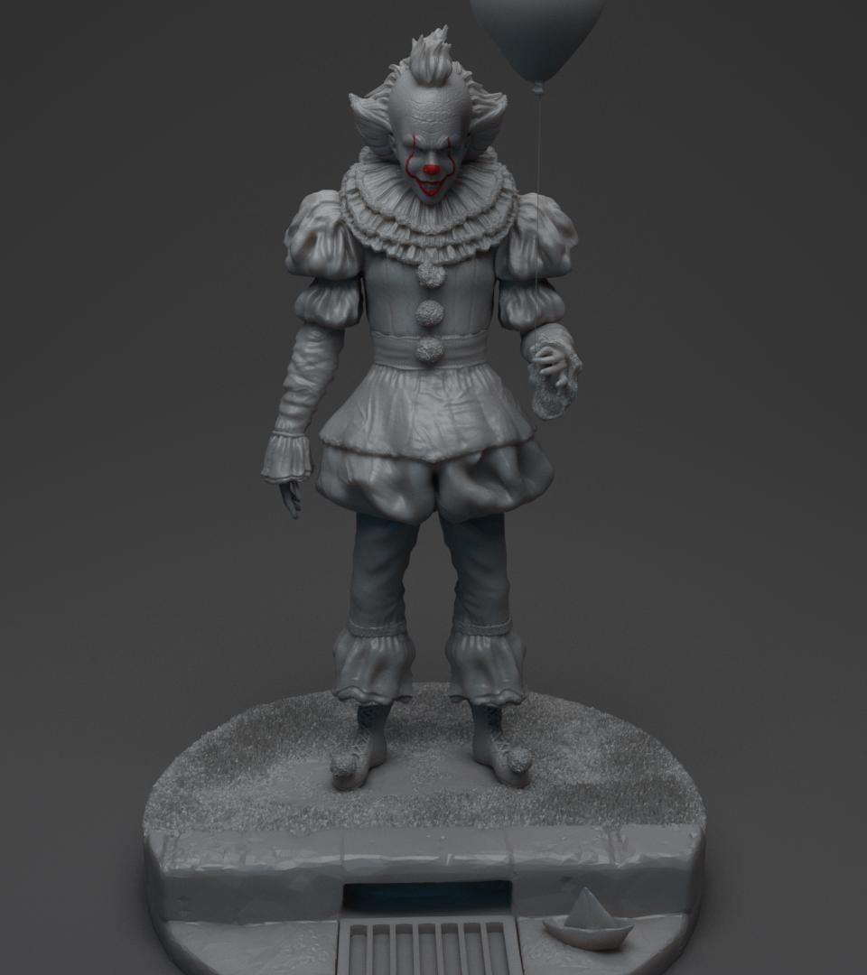 It - Pennywise - the Clown - STL - - Etsy
