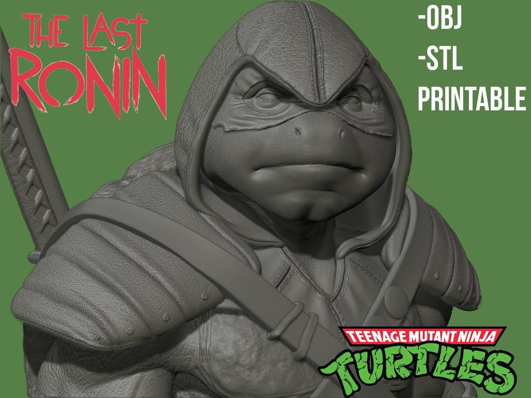 TMNT Last Ronin STL 3d Printable Model - Etsy