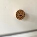Cork Wood Knob, Round Wooden Furniture Knob, Cork Dresser Handle ...