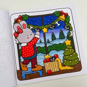 Spooky Christmas Coloring Pages, 40 Ghostly Festive, Cute & Cozy Holiday and Halloween ...