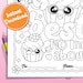 Berry Best Teacher Coloring Page, Thank You Gift for End of School and ...