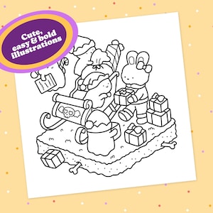 Spooky Christmas Coloring Pages, 40 Ghostly Festive, Cute & Cozy ...