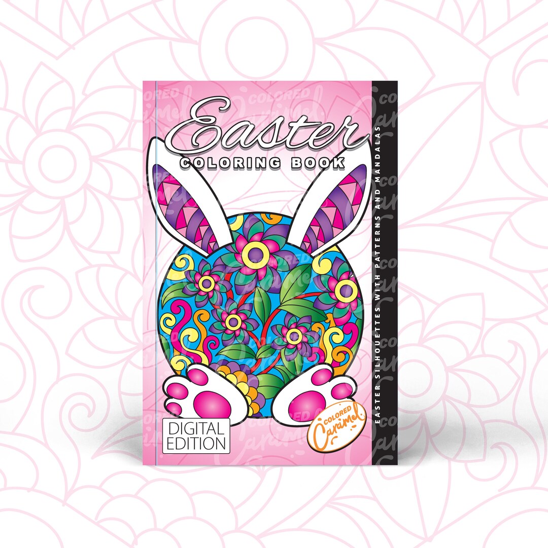 Easter Mandala Coloring Book, Printable Instant Digital Download PDF ...