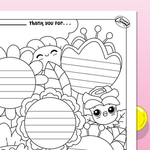 Thank You Teacher Flowers Coloring Page Gift for End of School and ...