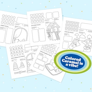 Cute Coloring Pages to Practice Skills and Techniques, Printable ...