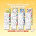 Kawaii Summer Coloring Bookmarks, Printables Instant Digital Download ...