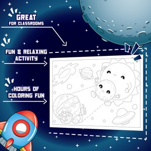 Total Solar Eclipse April 8 2024 Coloring & Pre-colored Poster for Kids ...