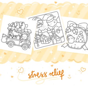 Spooky Christmas Coloring Pages, 40 Ghostly Festive, Cute & Cozy Holiday and Halloween ...