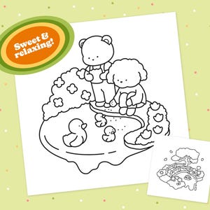 Cute, Cozy and Comfy Coloring Pages, 40 Relaxing Blooming Spaces and ...