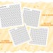Blank Color Swatch Charts, Instant Download Printable Digital PDF ...