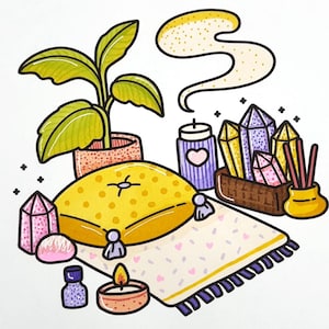 Cute Coloring Pages for Cozy Girls, 40 Relaxing, Comfy and Hygge Home ...