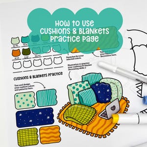 Cute Coloring Pages to Practice Skills and Techniques, Printable ...