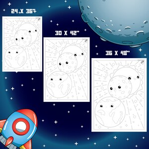Total Solar Eclipse April 8 2024 Coloring & Pre-colored Poster for Kids ...
